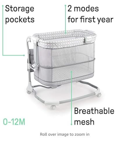 Ingenuity Dream & Grow Bedside Baby Bassinet Named a "Best Baby Bassin ...