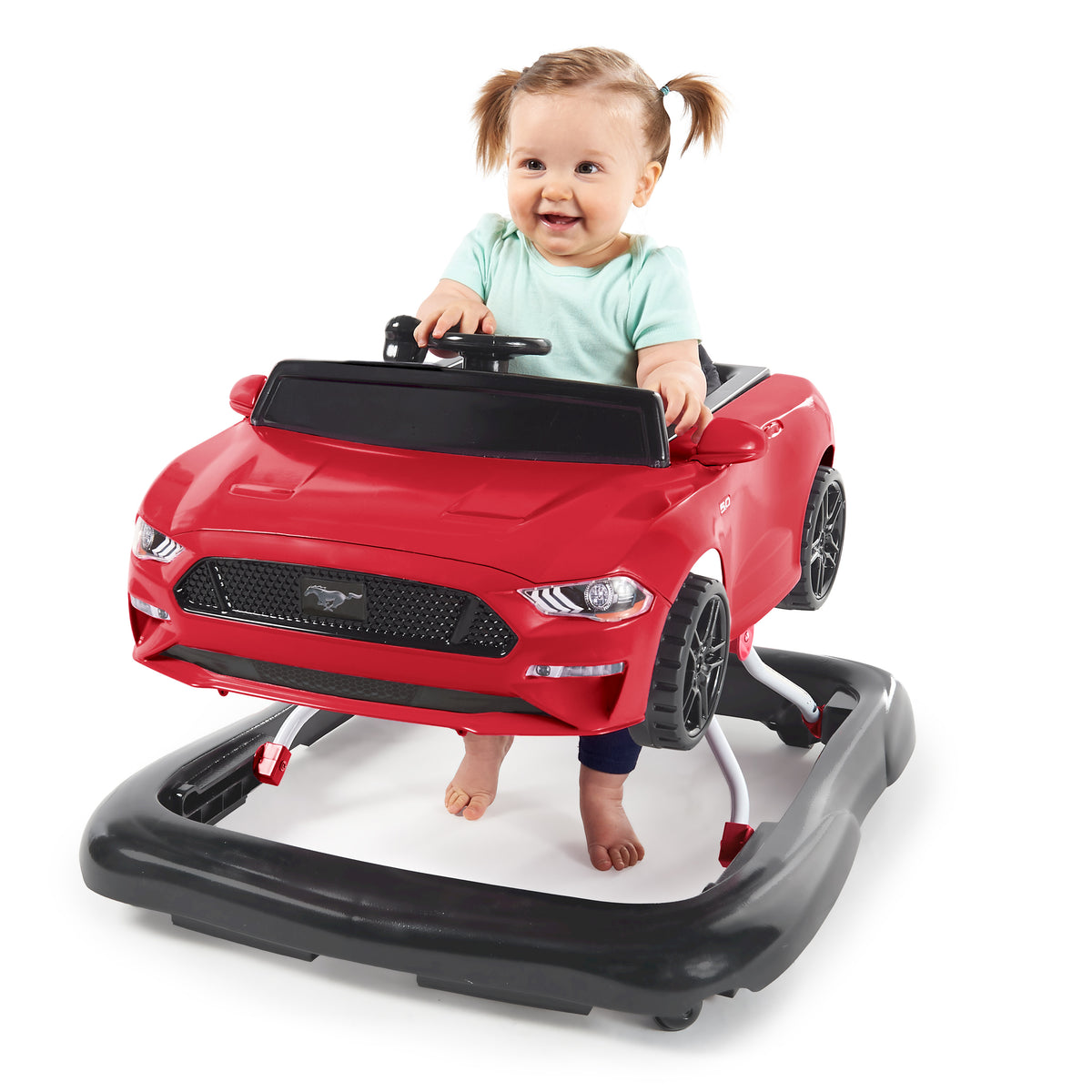 Ways to Play Walker - Ford Mustang, Red, 4-in-1 Walker – Kids2, LLC