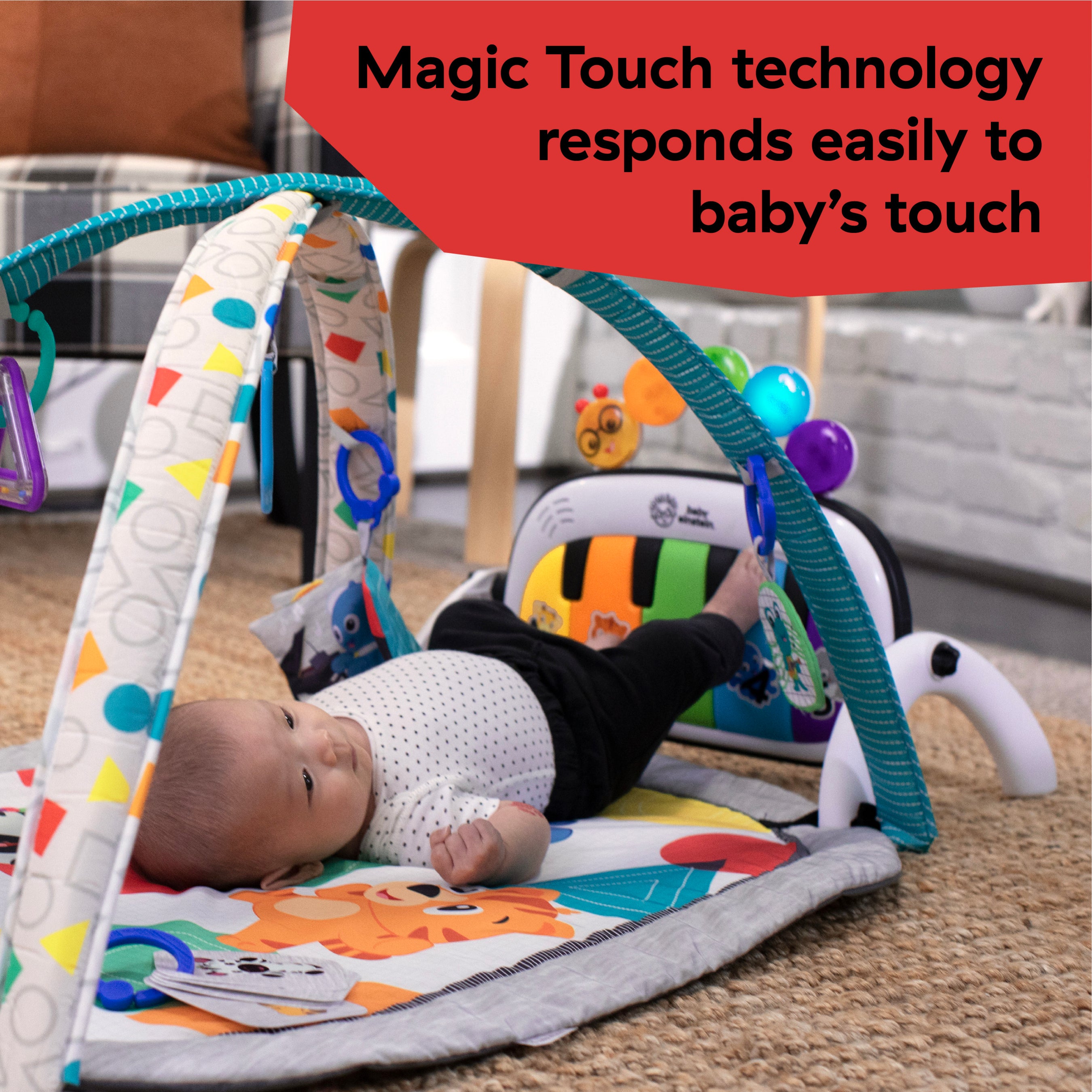 Baby Einstein 4-in-1 Kickin Tunes Music & Language Discovery Gym ...